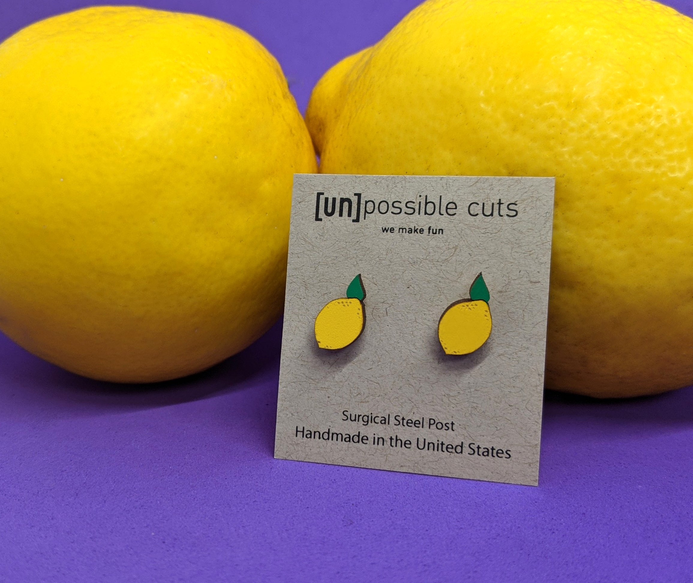 Lemon Earrings – [un]possible cuts